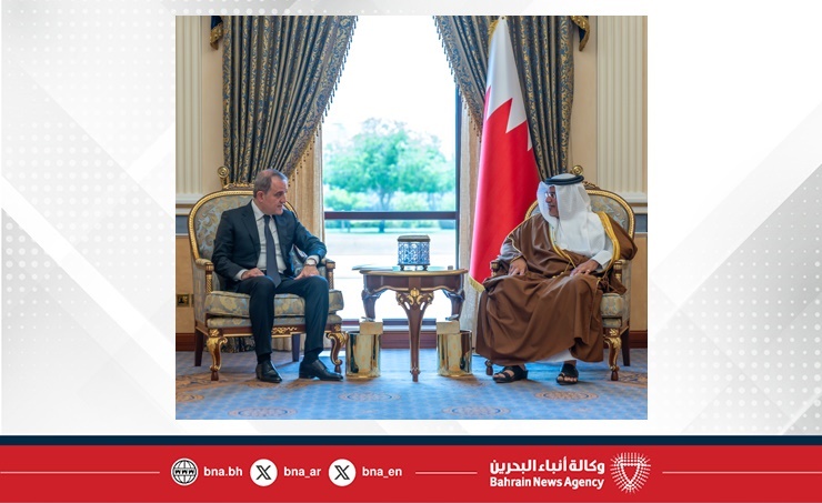 HRH the Crown Prince and Prime Minister meets with the Minister of Foreign Affairs of the ...